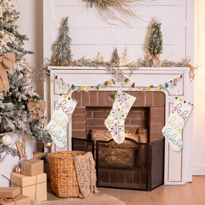 Click here for HGTV Home Collection Multicolor Boho Garland prices