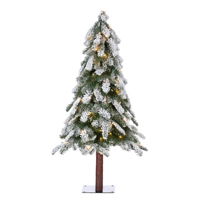 Sterling 4ft Flocked Snowy Downswept Alpine Tree | Ashley