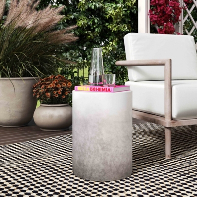 Click here for Sarana Concrete End Table  Gray prices