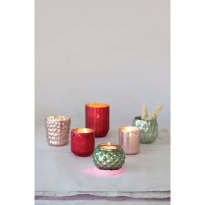 Click here for Storied Home Mercury Glass Votive Holders ( Set of... prices