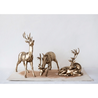 Click here for Storied Home Standing Deer Figurine  Multi prices