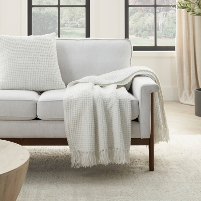 Click here for Mina Victory Woven Chenille Indoor Throw Blanket... prices
