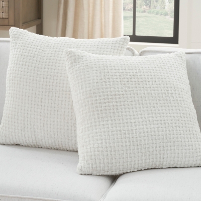 Click here for Mina Victory Woven Chenille Indoor Throw Pillow (S... prices