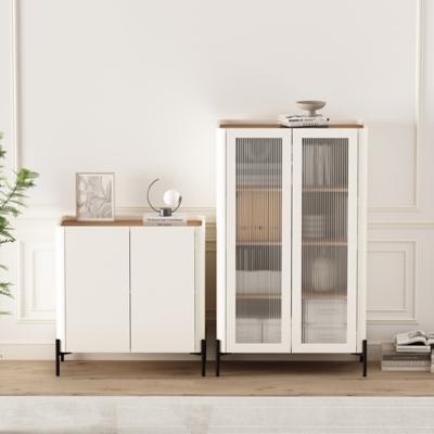 Click here for Manhattan Comfort Abbey Accent Cabinets (Set of 2)... prices