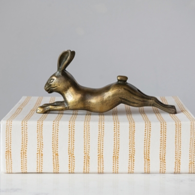 Click here for Storied Home Decorative Rabbit  Brass prices