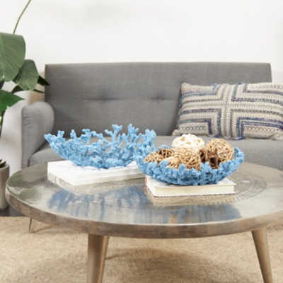 Click here for Bayberry Lane Coral Textured Decorative Bowl (Set... prices