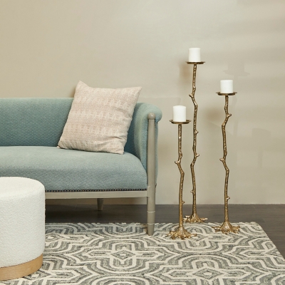 Click here for Bayberry Lane Abstract Tall Floor Textured Candle... prices