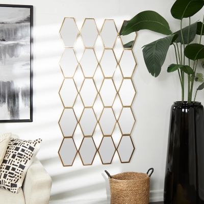 Click here for Bayberry Lane Wall Mirror with Diamond and Hexagon... prices