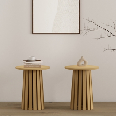 Click here for Manhattan Comfort Layla End Table (Set of 2)  Natu... prices