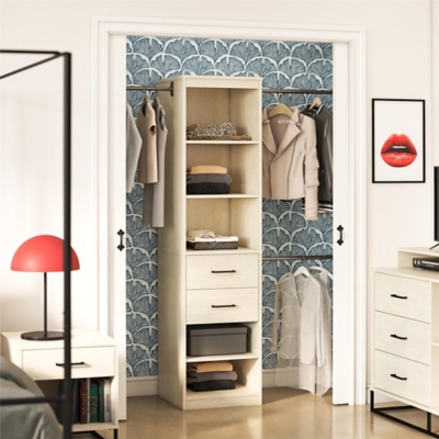 Click here for Novogratz Kelly 5 Shelf / 2 Drawer Closet Organize... prices