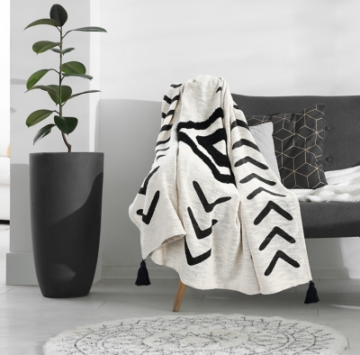 Click here for Avant-garde Tribal Throw Blanket  Black prices