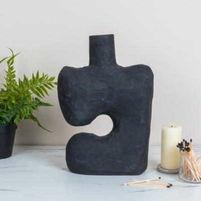 Click here for Storied Home Decorative Paper Mache Vase  Black prices