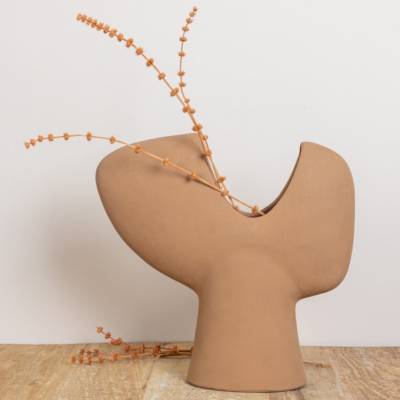 Click here for Storied Home Y Shaped Terracotta Abstract Vase prices
