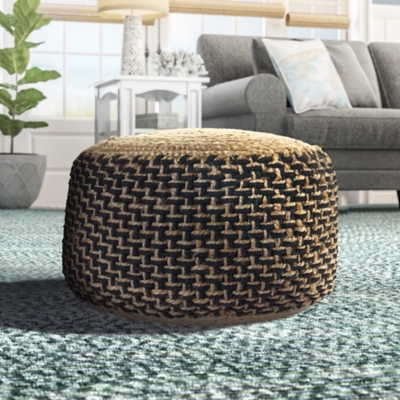 Click here for Spruce Geometric Pouf  Tan prices