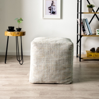 Click here for Milano Abstract Pouf  Beige prices