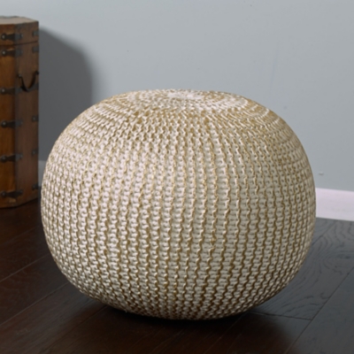 Click here for Celtic Cableknit Pouf  Gold prices