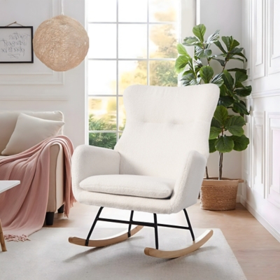 Homeluxe Faux Fur Rocking Chair | Ashley
