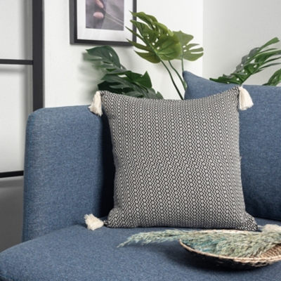 Click here for Suvii Home Ruby Decorative Throw Pillow  Black prices