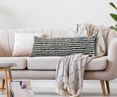 Click here for Suvii Home Yana Lumbar Decorative Throw Pillow  Bl... prices