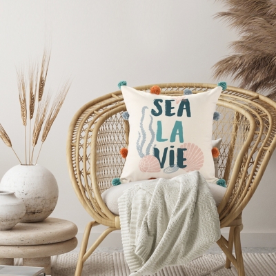Click here for Suvii Home Scarlett Sea La Vie Decorative Throw Pi... prices