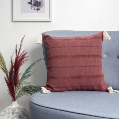 Click here for Suvii Home Selena Decorative Throw Pillow  Burgund... prices