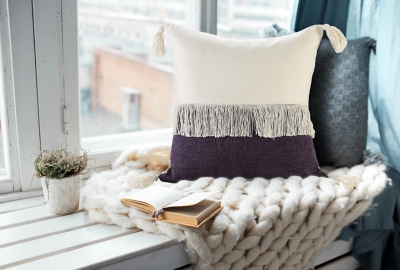 Click here for Suvii Home Clara Decorative Throw Pillow  Eggplant... prices