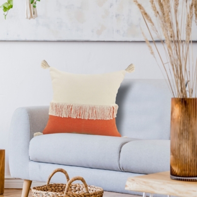 Click here for Suvii Home Clara Decorative Throw Pillow  Pumpkin... prices