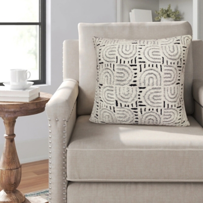 Click here for Suvii Home Gia Decorative Throw Pillow  White/Blue prices