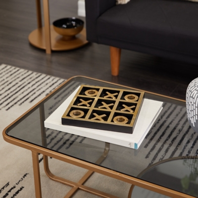 Click here for Bayberry Lane Tic Tac Toe Game Set with Inlay  Gol... prices