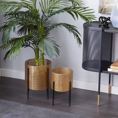 Click here for Cosmopolitan Indoor/Outdoor Cutout Planter (Set of... prices