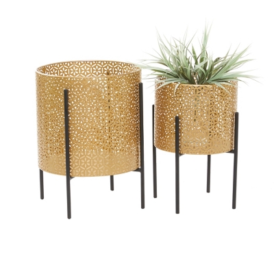 Cosmopolitan Indoor/Outdoor Cutout Planter (Set of 2) | Ashley