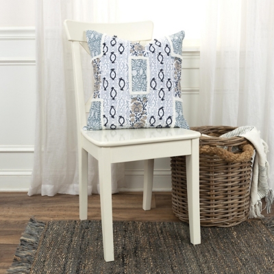 Click here for Rizzy Home Block Print Collection Square Decorativ... prices