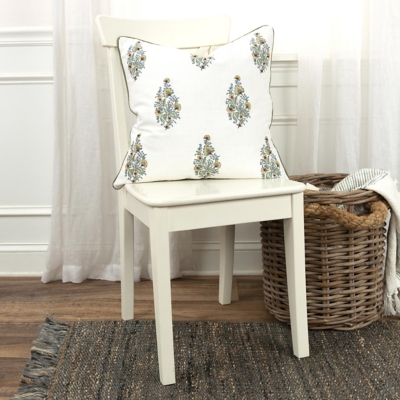 Click here for Rizzy Home Block Print Collection Ikat Decorative... prices