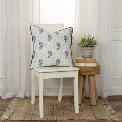 Click here for Rizzy Home Block Print Collection Decorative Throw... prices
