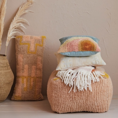 Click here for Storied Home Shag Lumbar Pillow  Multi prices