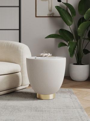 Click here for Manhattan Comfort Anderson Accent End Table  Cream prices