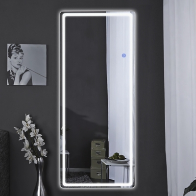 Click here for Dulcea LED Full Length Rectangular Frameless Mirro... prices