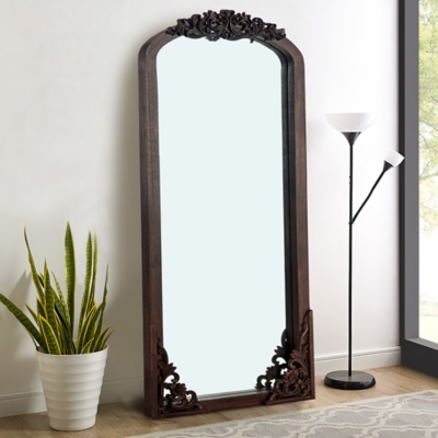 Click here for Delfina 64 Tall Carved Full Length Mirror  Charcoa... prices