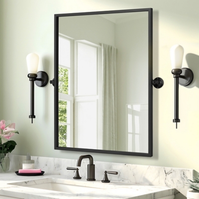 Click here for LuminareView Rectangular Framed Pivoted Bathroom W... prices
