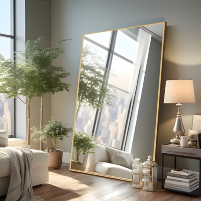 Click here for LuminareView Rectangular Framed Bathroom Wall Mirr... prices