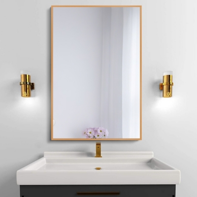 Click here for LuminareView Rectangular Framed Bathroom Wall Mirr... prices