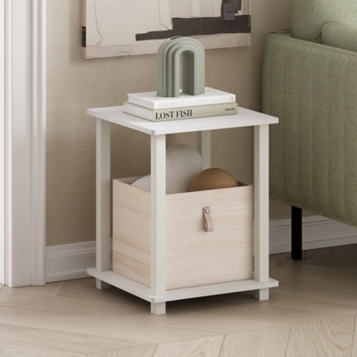 Click here for Furinno Simplistic End Tables (Set of 2)  White/Wh... prices