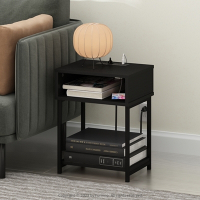 Click here for Furinno Moretti 3-Tier USB Port Short Side Table... prices