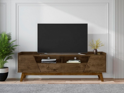 Click here for Manhattan Comfort Marcus 71 TV Stand  Rustic Brown prices