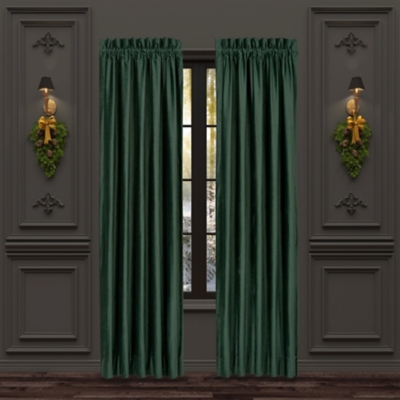 Click here for J. Queen New York Noelle Evergreen 84 Window Panel... prices