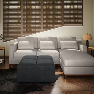 Click here for Simpli Home Avalon Coffee Table Ottoman  Distresse... prices