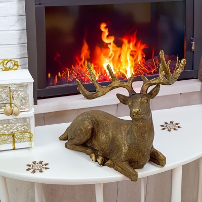 Click here for Galt International Reindeer Statue  Gold prices