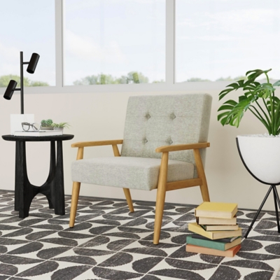 Click here for HomePop Accent Chair  Gray prices