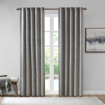 Click here for Colt Room Darkening Curtain (Set of 2)  Gray/Coppe... prices