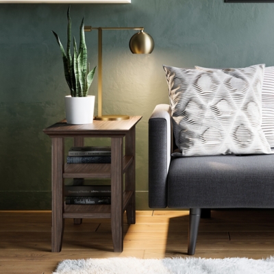 Click here for Simpli Home Acadian Narrow Accent Side Table  Farm... prices